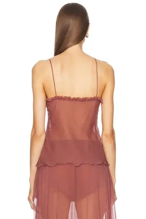 Chloé Tulle Tank Top