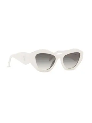 Prada Curved Cat-eye Frame Sunglasses
