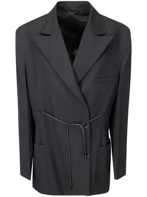LANVIN Drawstring Waist Blazer