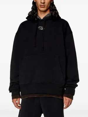 DIESEL Metallic Logo Hoodie