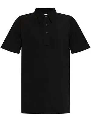 MAISON MARGIELA Cotton Polo Shirt - Black