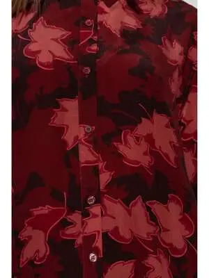 Maison Kitsuné Leaf-print Shirt