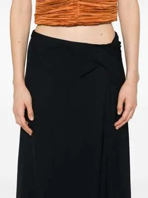 Cult Gaia Shera Midi Skirt - Black