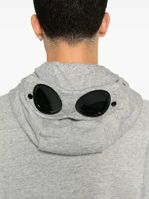 C.P. COMPANY Zip-up Hoodie With Goggles Detail