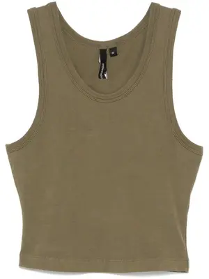 ENTIRE STUDIOS Cropped Tank Top - Green