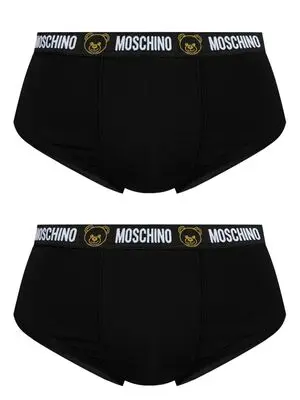 Moschino Teddy Bear Waistband Boxers - Black
