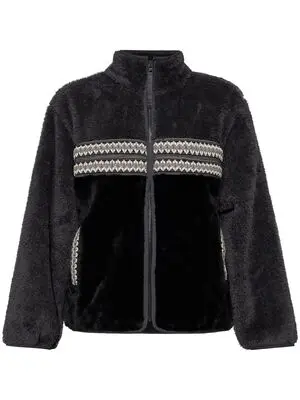 UGG Marlene Funnel-neck Fleece Jacket - Black