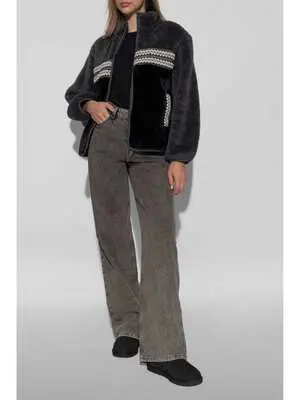 UGG Marlene Funnel-neck Fleece Jacket - Black