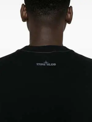 Stone Island Organic-cotton Jersey Sweatshirt - Black