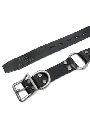 Martine Rose Leather Belt - Black