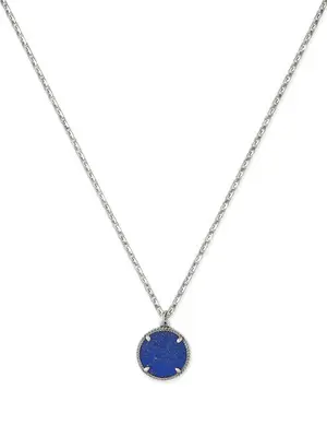 Emanuele Bicocchi Lapis Lazuli Pendant Necklace - Silver
