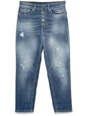 Dondup Raw Edge Hem Bottoms For Women