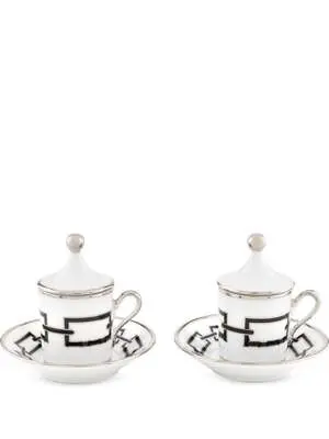 GINORI 1735 Catene Coffe Set - White