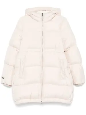 Peserico Beaded-trim Padded Coat
