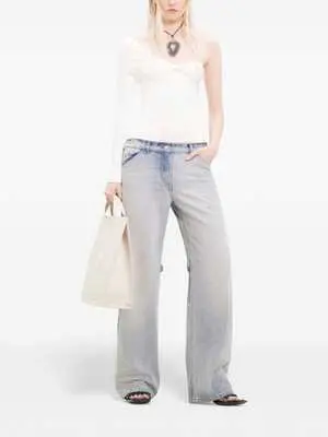 COURREGES Twisted Jersey Top