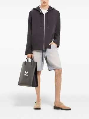 COURREGES Zipped Twill Jacket