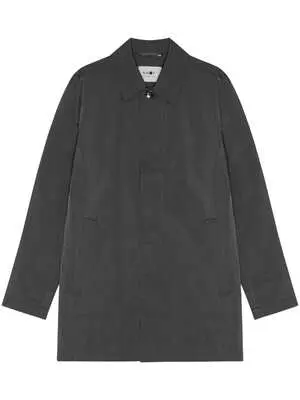 Nn07 Kim Single-breasted Coat - Grey
