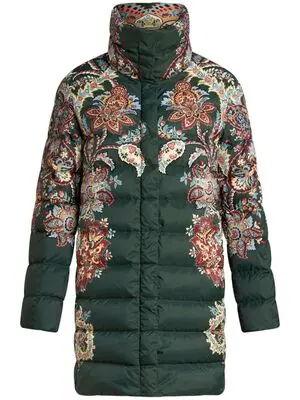 Etro Paisley-print Puffer Coat