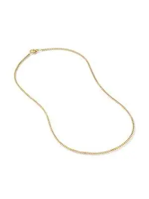 David Yurman 18kt Yellow Box Chain Necklace - Gold