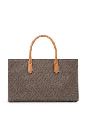 Women's Logo Print Canvas Satchel