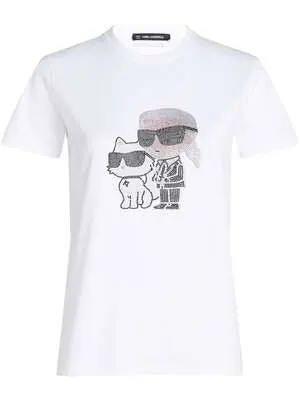Karl Lagerfeld Textured T-shirts For Women