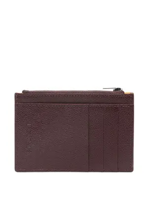 DOUCAL'S Leather Card Holder - Red