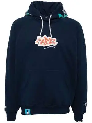 AAPE BY *A BATHING APE® Logo-patch Hoodie