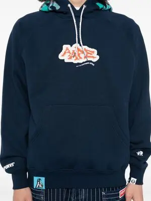 AAPE BY *A BATHING APE® Logo-patch Hoodie