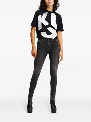 Karl Lagerfeld Distressed Bottoms For Women