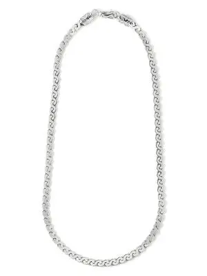 Emanuele Bicocchi Infinity Loop Chain Necklace - Silver