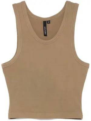 ENTIRE STUDIOS Cropped Tank Top - Green