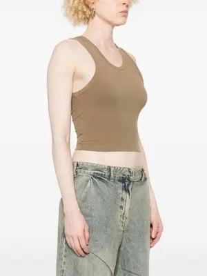 ENTIRE STUDIOS Cropped Tank Top - Green