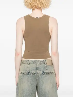 ENTIRE STUDIOS Cropped Tank Top - Green