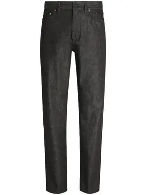 Zegna Black Wash Jeans For Men