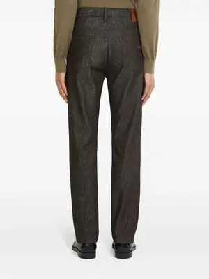 Zegna Roccia Stretch Jeans - Black