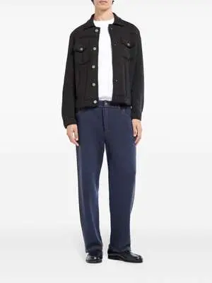 BARRIE Knitted Denim Jacket - Black