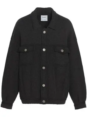BARRIE Oversized Denim Jacket - Black