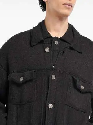 BARRIE Oversized Denim Jacket - Black