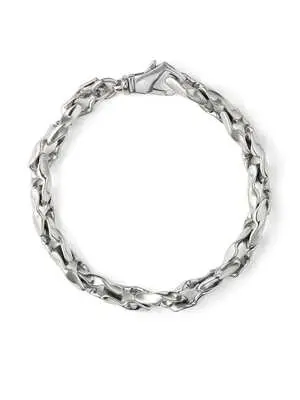 Emanuele Bicocchi Hammered Bracelet - Silver
