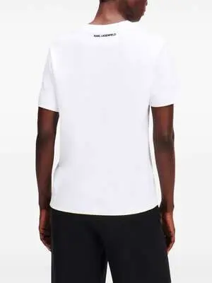 Karl Lagerfeld Ikon Aquarelle T-shirt - White