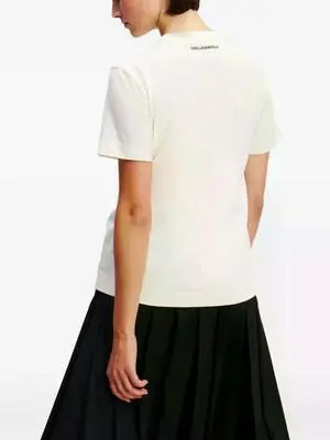 Karl Lagerfeld Ikon Sketch Duo T-shirt - White
