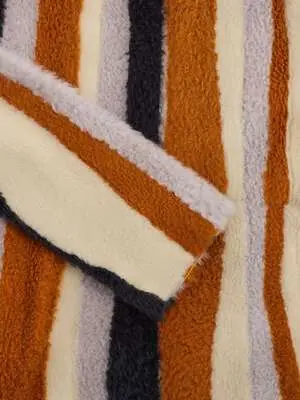 YVES SALOMON Wavy-intarsia Lacon Coat