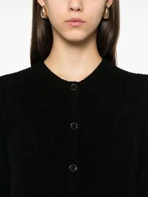 FRAME Short-sleeve Cardigan - Black
