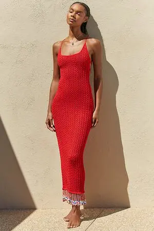 CAPITTANA Ali Beads Knitted Maxi Dress