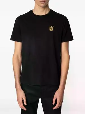 Zadig&Voltaire Logo-embroidered Organic Cotton T-shirt