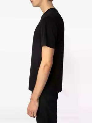 Zadig&Voltaire Logo-embroidered Organic Cotton T-shirt