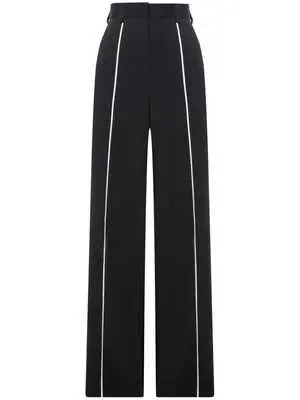 A.M.G. Contrasting-trim Trousers