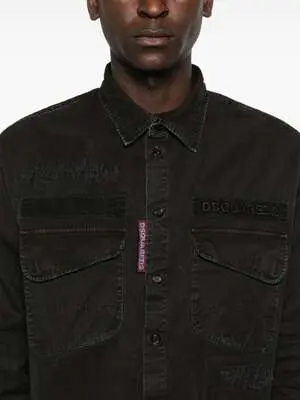 Dsquared2 Ranger Logo-embroidered Shirt