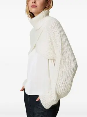 TWINSET Roll-neck Knit Shrug