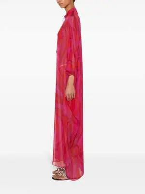 Emilio Pucci Marmo-print Kaftan